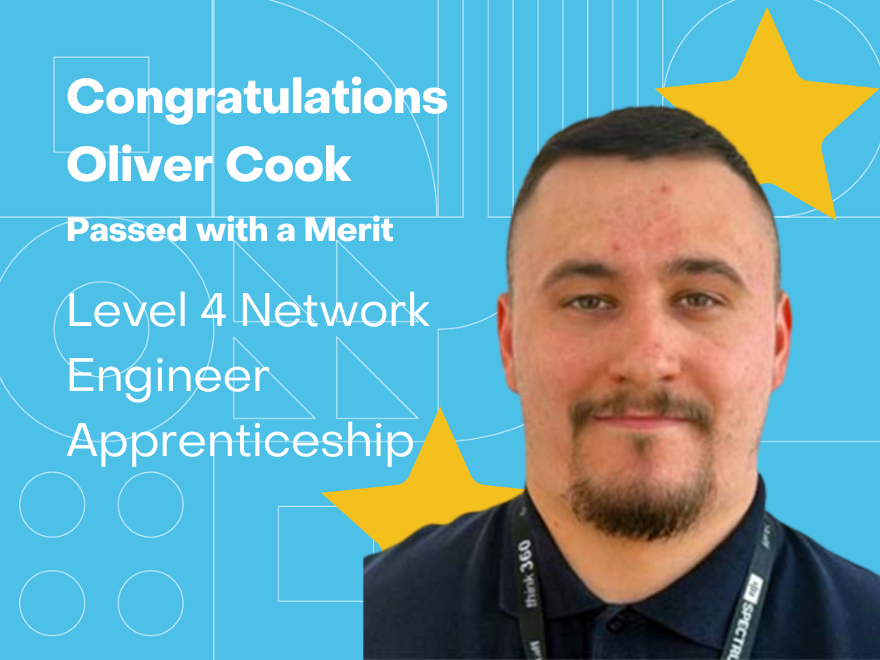 The One Point - Congratulations Oliver Cook on Achieving Your Level 4 Network Engineer ...